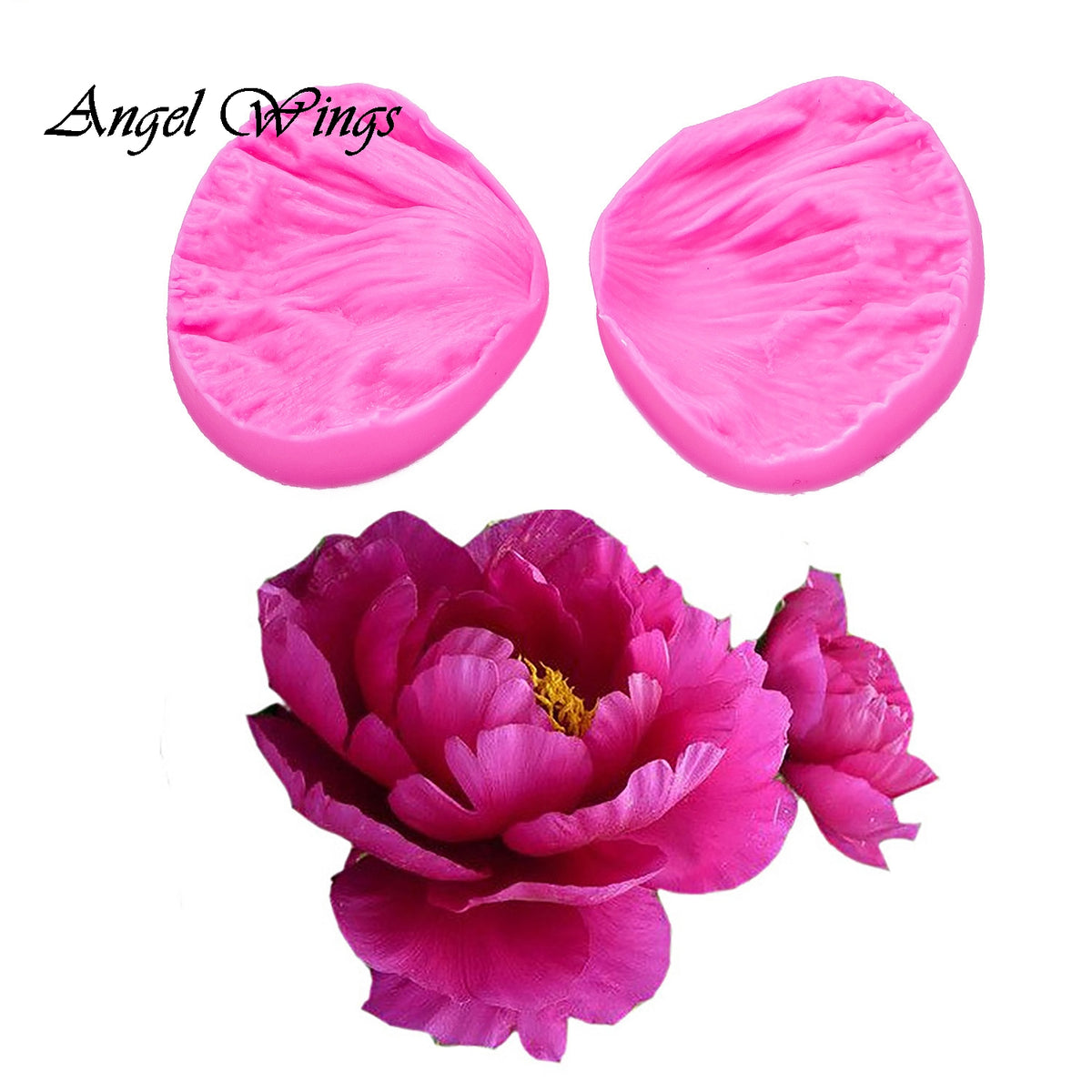 Exquisite 3D Peony Flower Cake Mold