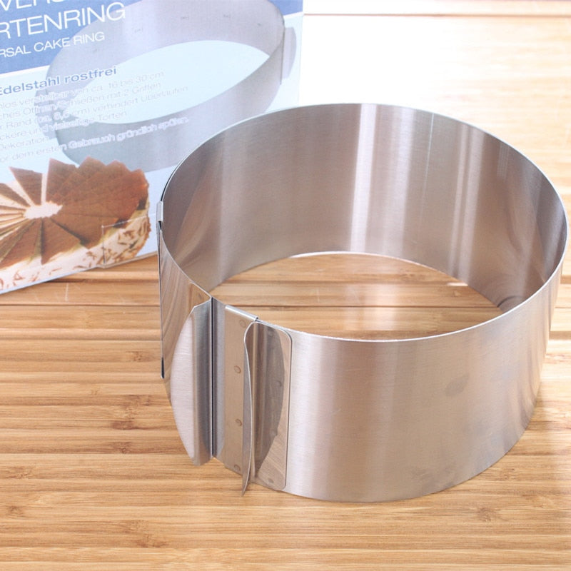 6-12 Inch Adjustable Stainless Steel Round Ring – Canada Baking Supplies